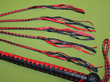 Red and Black Flogger