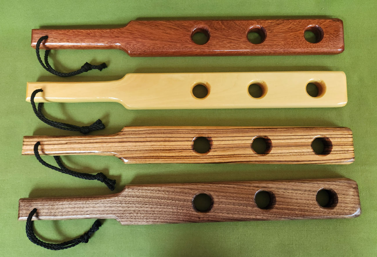 Wooden Paddles and Wood Spanking Toys
