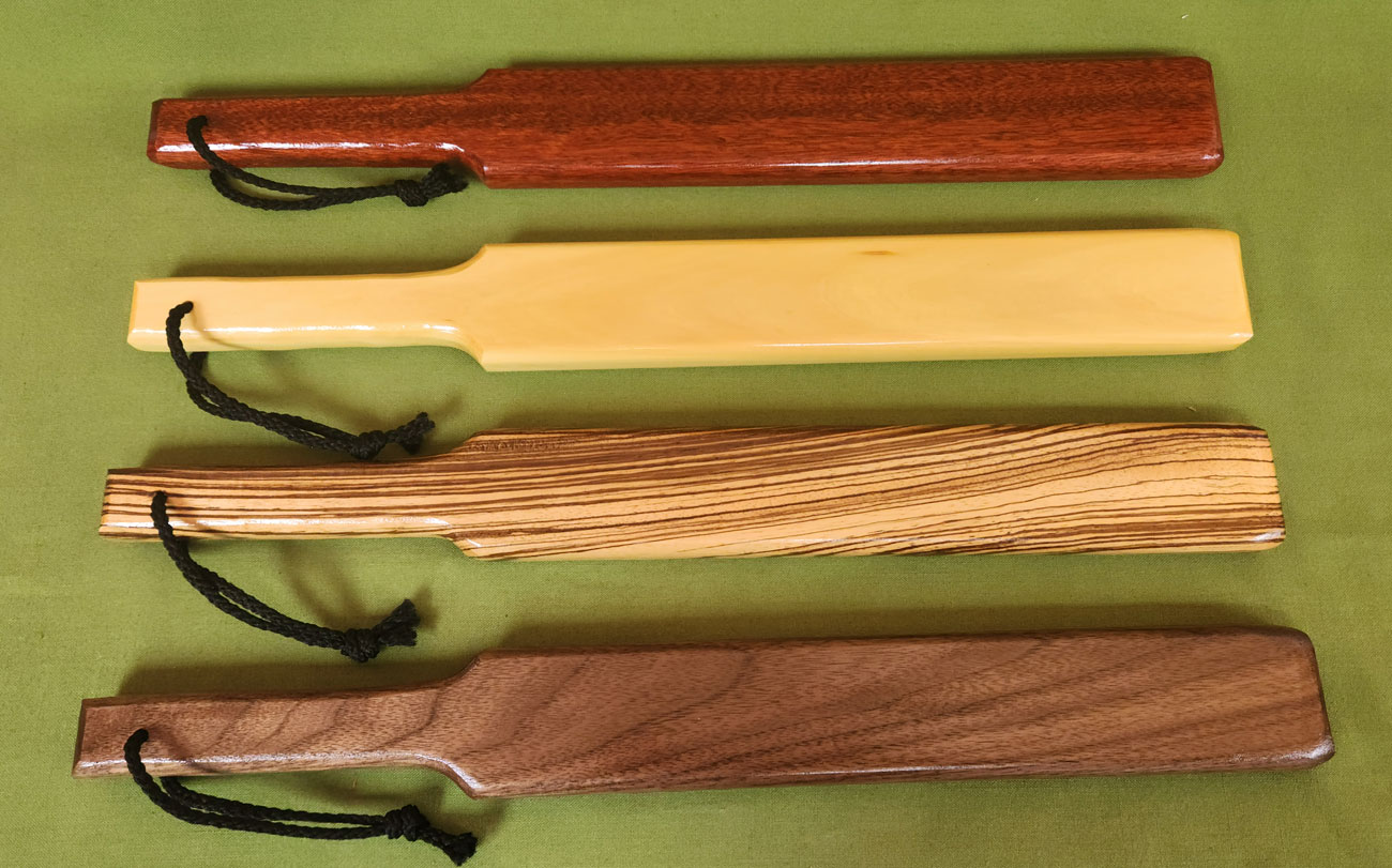 Wooden Paddles and Wood Spanking Toys